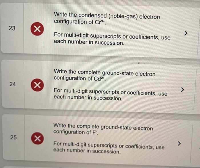 Solved Write the condensed (noble-gas) electron | Chegg.com