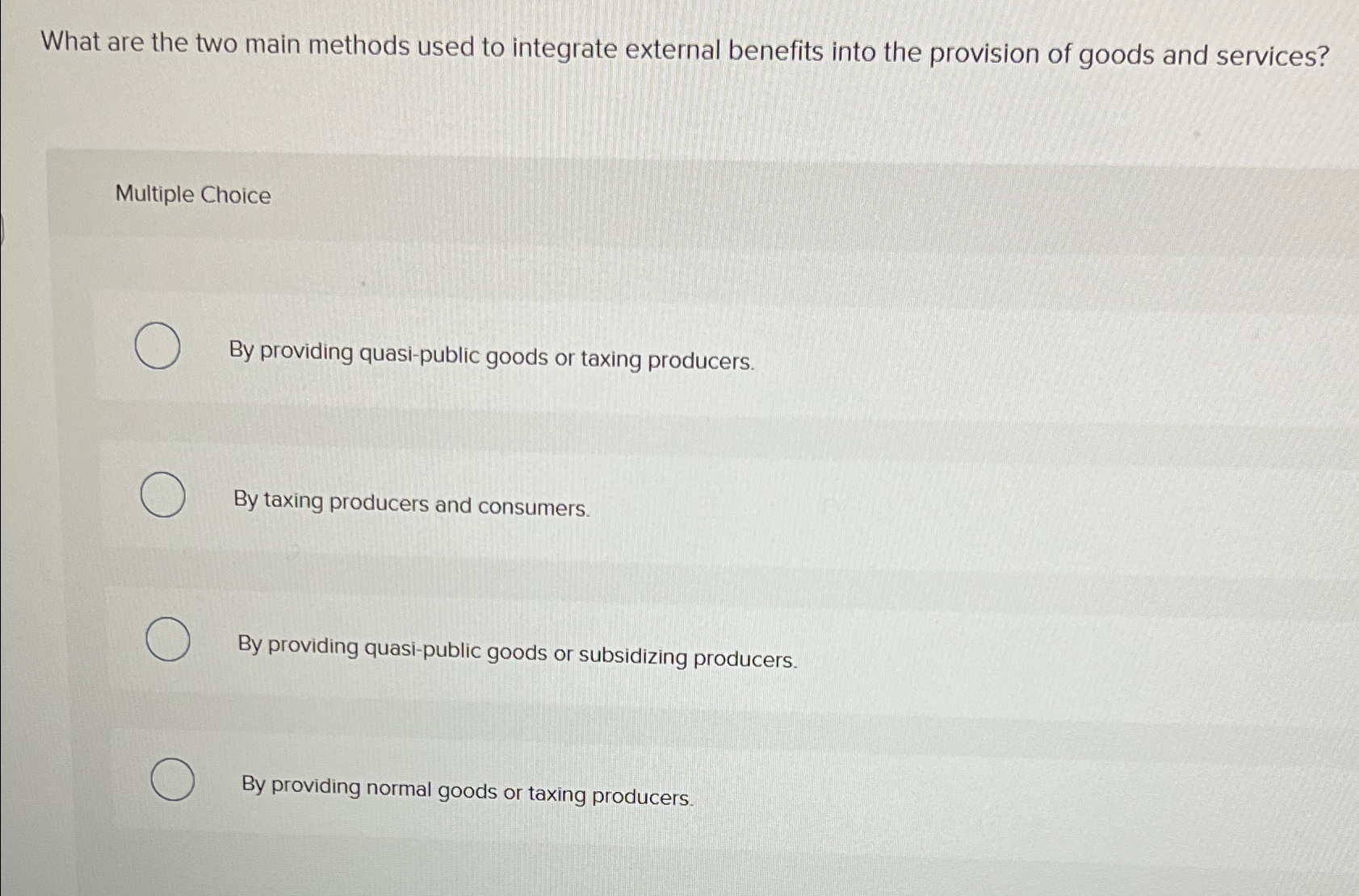 Solved What are the two main methods used to integrate | Chegg.com