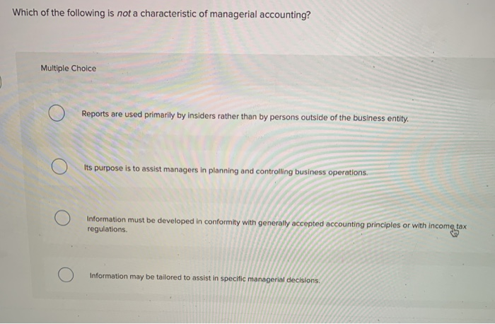 Solved Which Of The Following Is Not A Characteristic Of Chegg solved-which-of-the-following-is-not-a-characteristic-of-chegg