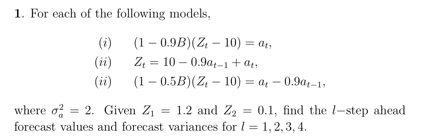 For each of the following | Chegg.com