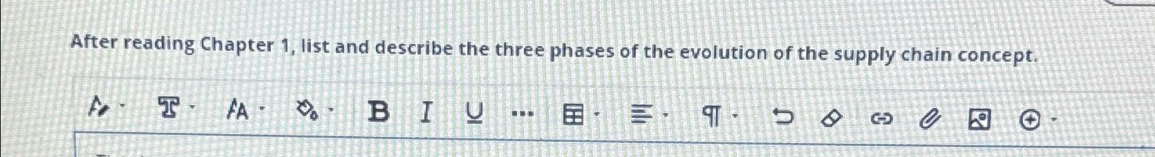 Solved After reading Chapter 1, ﻿list and describe the three | Chegg.com
