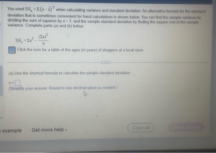 Solved Data table You can find the finding the squareYou | Chegg.com
