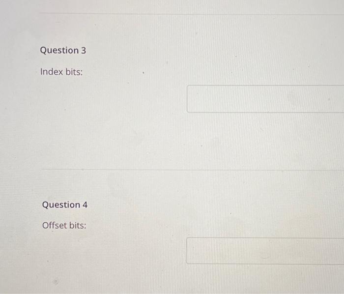 Solved Cache parameters (eg, block size, cache size, | Chegg.com