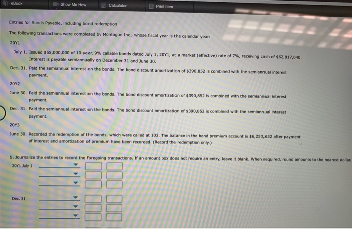 Solved eBook Show Me How Calculator Print Item Entries for | Chegg.com
