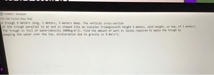 Solved Untitled - Notepad File Edit Format View Help A | Chegg.com