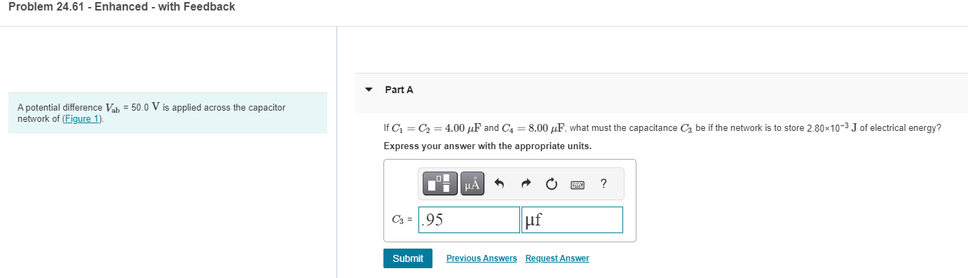 Problem 24.61 - ﻿Enhanced - ﻿with FeedbackA potential | Chegg.com