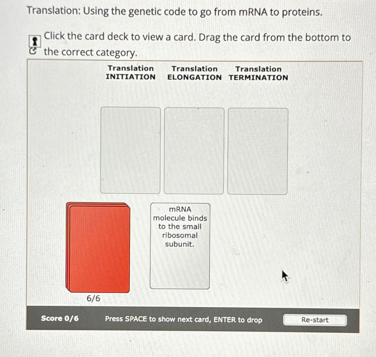 Solved Translation: Using the genetic code to go from mRNA | Chegg.com