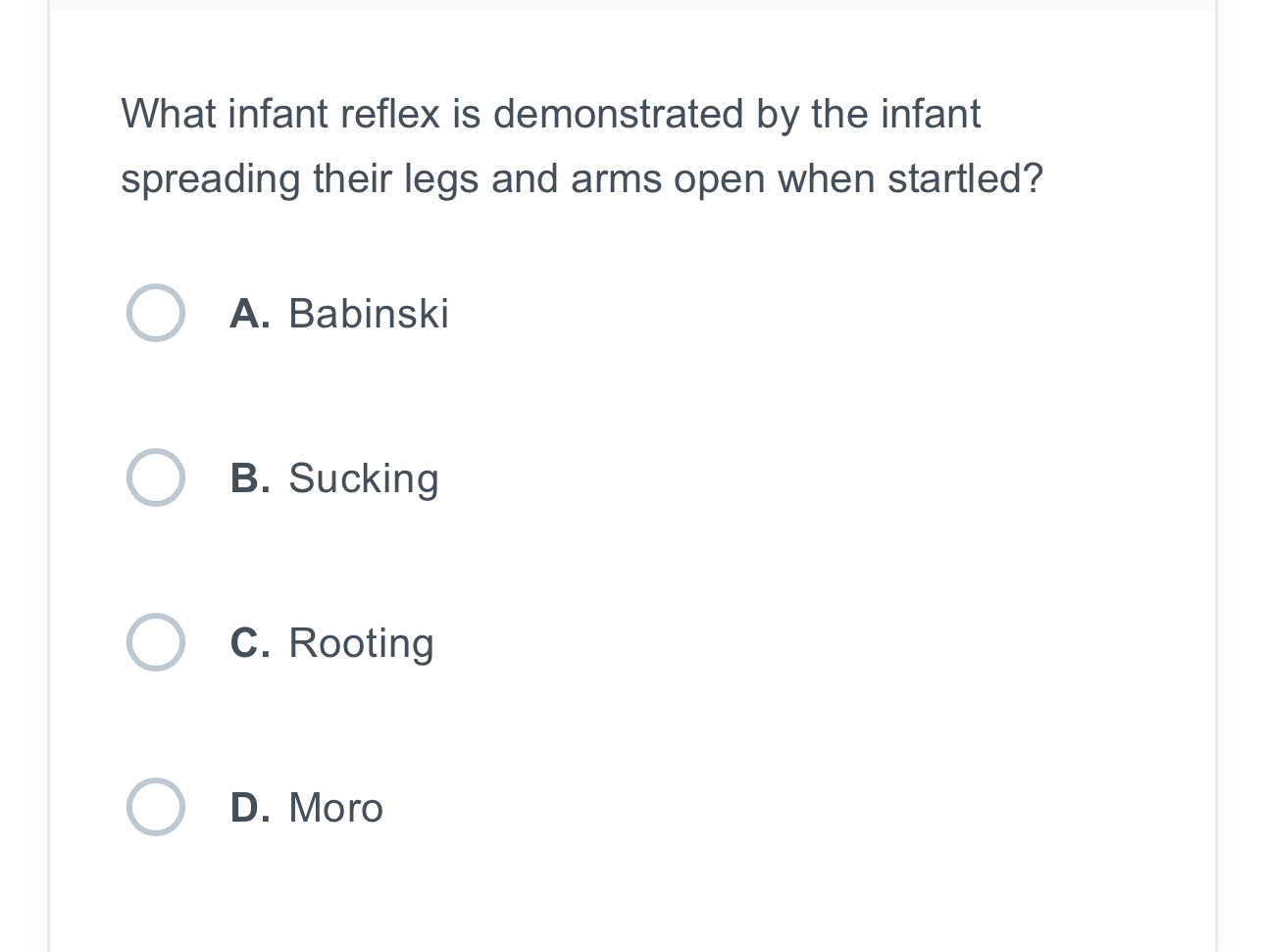 Solved What infant reflex is demonstrated by the infant | Chegg.com