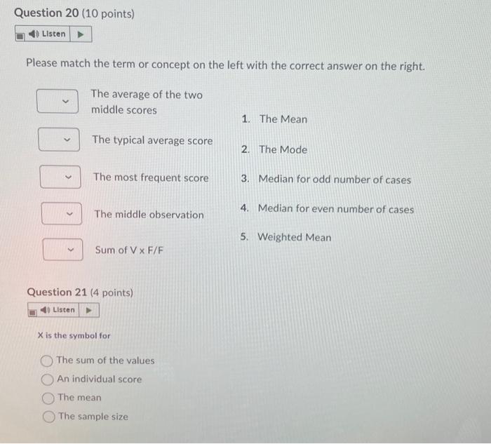 Solved Please match the term or concept on the left with the | Chegg.com