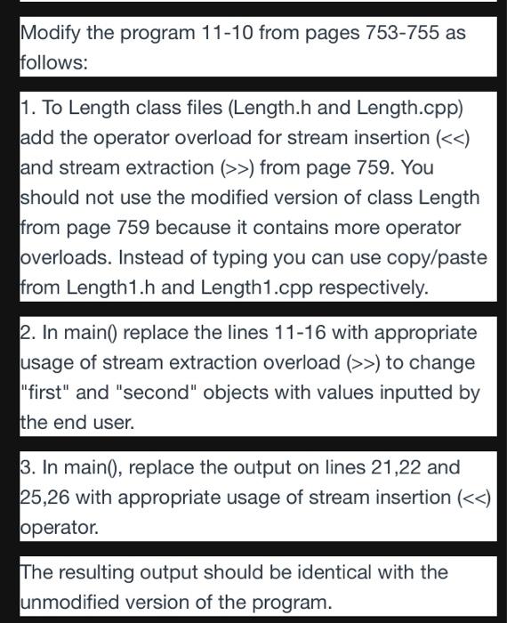 Solved Modify the program 11−10 from pages 753−755 as | Chegg.com