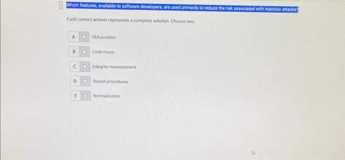 Solved Each correct answer represents o complete solution. | Chegg.com