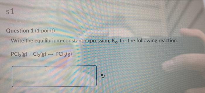 Solved s1 Question 1 (1 point) Write the | Chegg.com