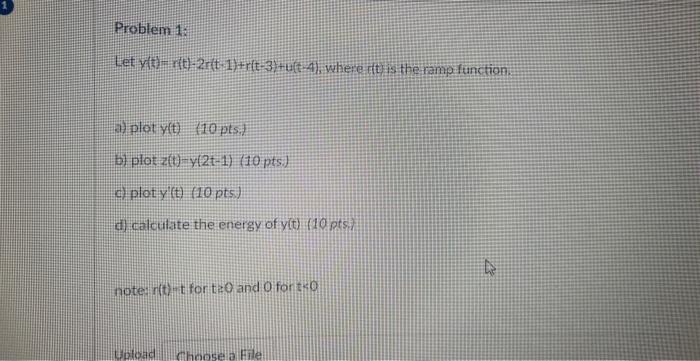 Solved Let y(t)=r(t)−2r(t−1)+r(t−3)+u(−4),whererit+sthenamp | Chegg.com