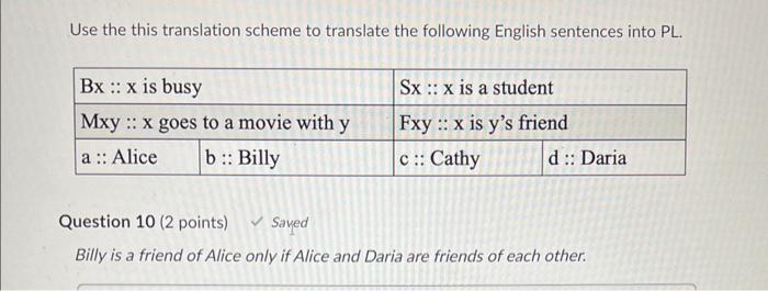 Use the this translation scheme to translate the | Chegg.com