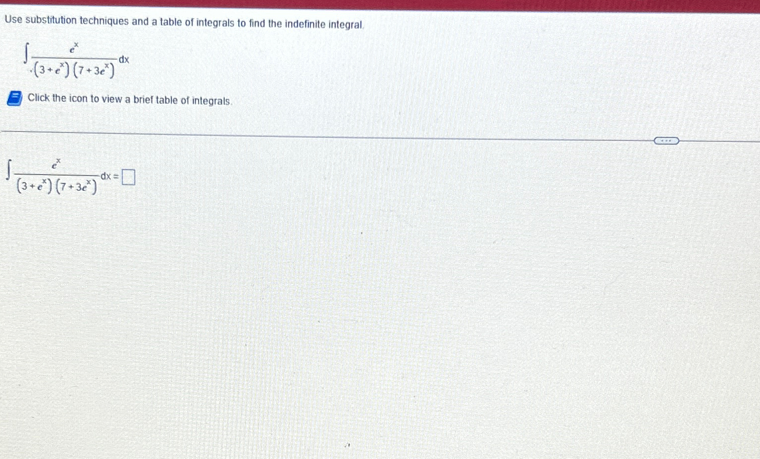 Solved Use substitution techniques and a table of integrals | Chegg.com
