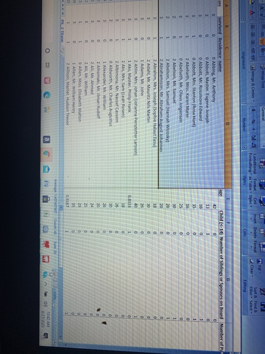 Solved Wrap Text General Fill - Merge & Center- .24 Insert | Chegg.com