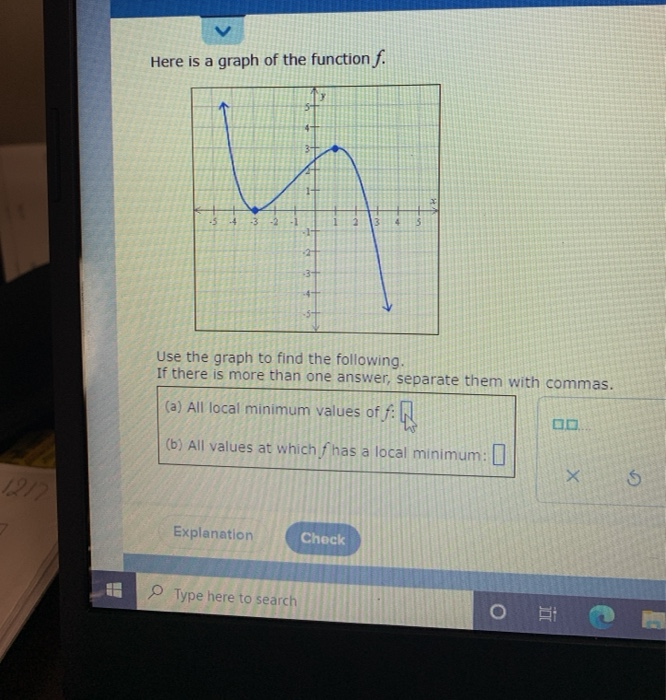 Solved Here is a graph of the function f. 37 3 4 3 3+ -4+ | Chegg.com