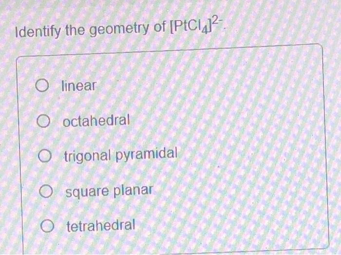 Solved Part A Choose the polydentate ligand from the | Chegg.com