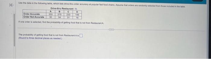 Solved Find the indicated complement. The probability that | Chegg.com