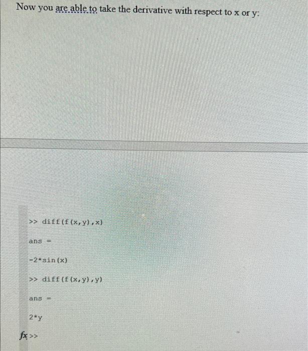 Solved Command Window >> syms x Independent variable of | Chegg.com
