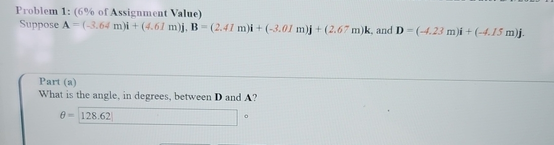 Solved Problem 1: ( 6% ﻿of Assignment Value)Suppose | Chegg.com
