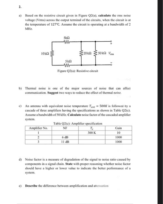 Solved 2. #) Based on the resistive circuit given in Figure | Chegg.com