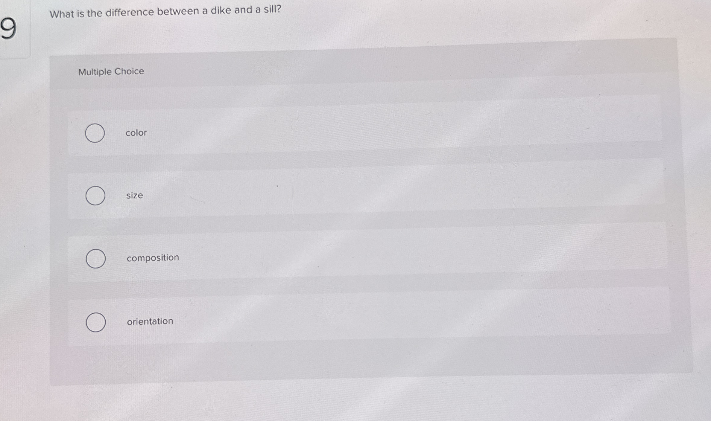 Solved What is the difference between a dike and a | Chegg.com