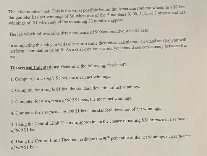Solved Solve problems 5 and 6 ONLY and show all work and | Chegg.com