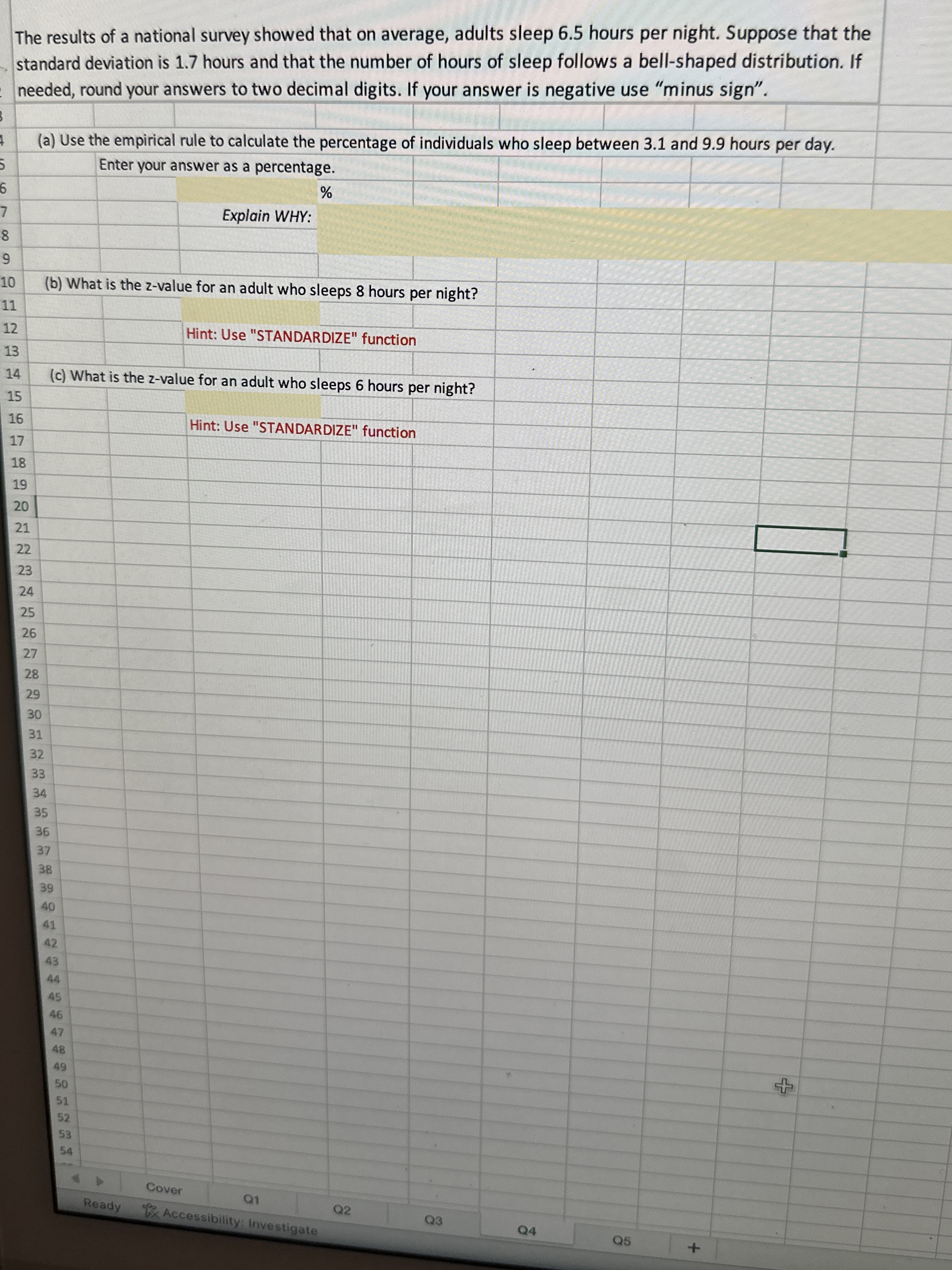 Solved Fill in the colored cells with your answer, along | Chegg.com