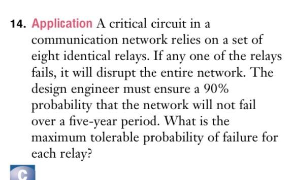 Solved 14. Application A critical circuit in a communication | Chegg.com