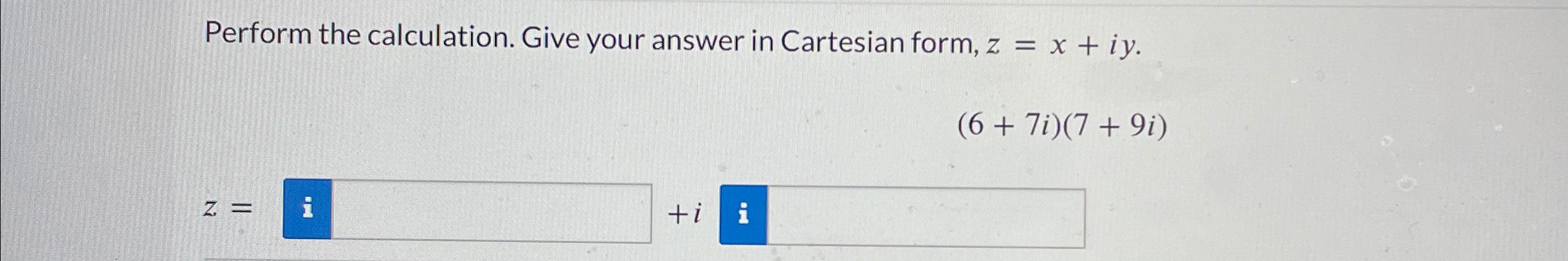 Solved Perform the calculation. Give your answer in | Chegg.com