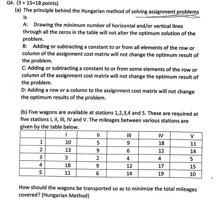 Solved ( 3+15=18 points) (a) The principle behind the | Chegg.com