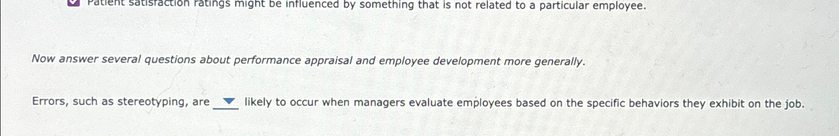 Solved Errors, such as stereotyping, are likely to occur | Chegg.com