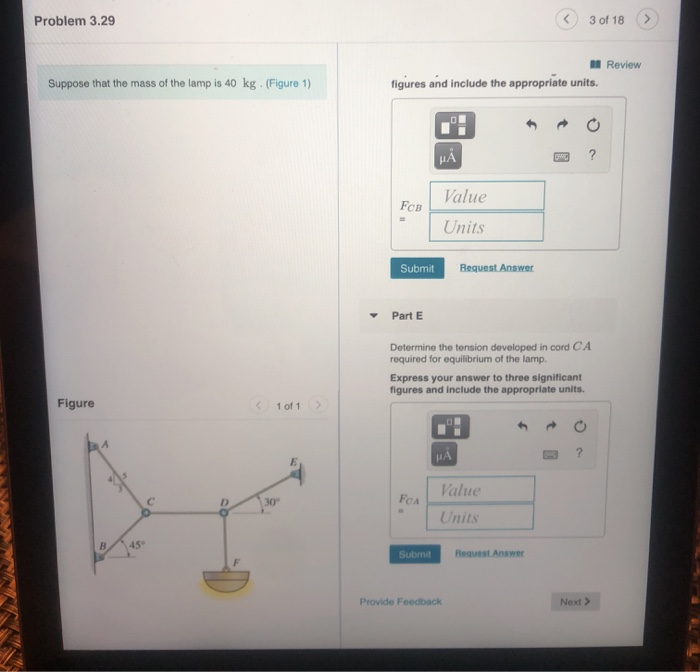 Solved Problem 3.29 3 of 18 > Review Suppose that the mass | Chegg.com