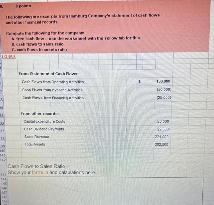 Solved The following are excerpts from Hamburg Company's | Chegg.com