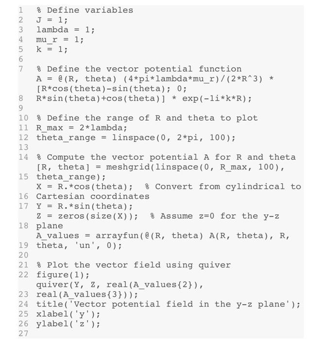 please fix the code so it works on matlab. Line 30 | Chegg.com