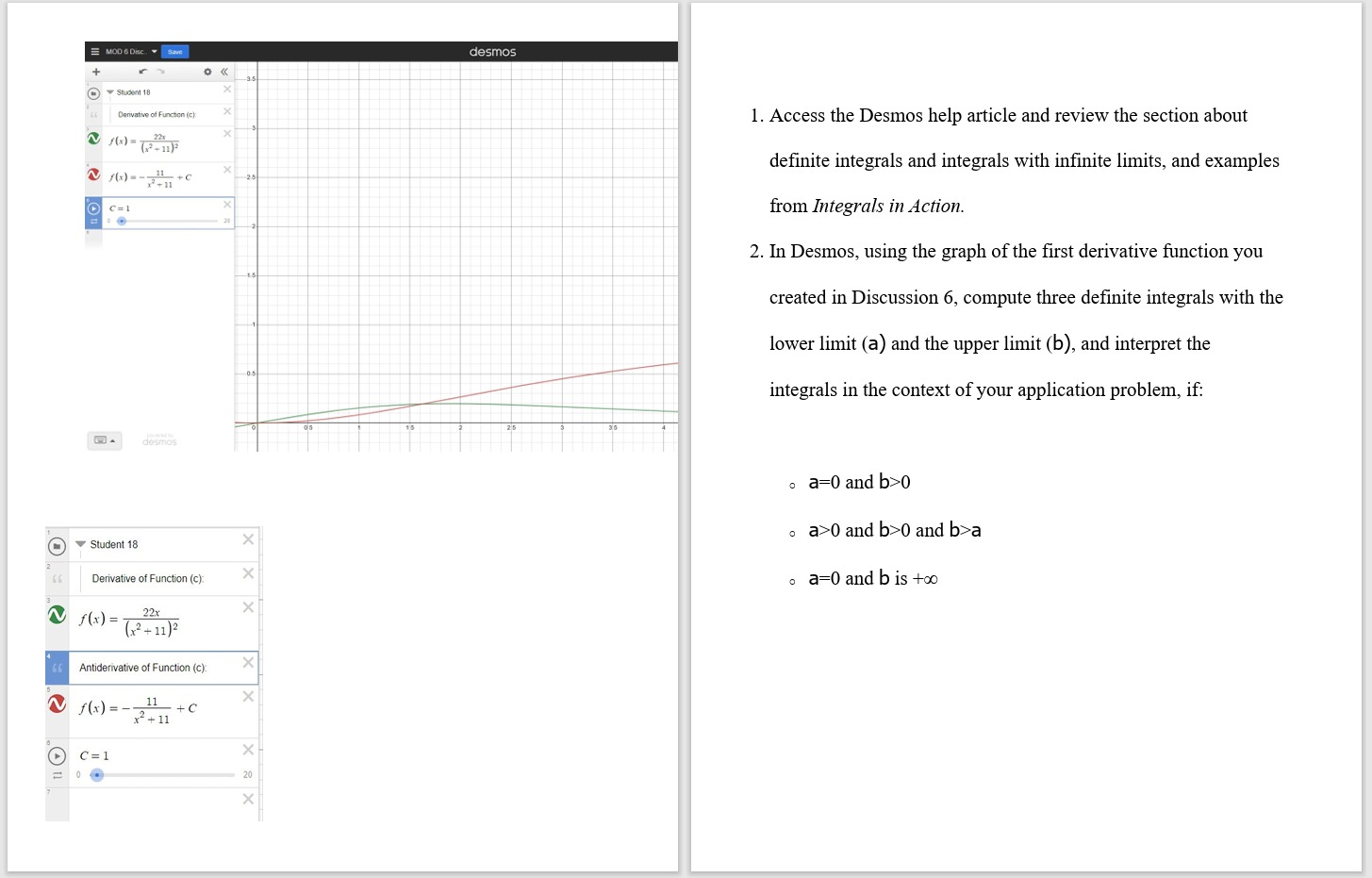 Solved Access the Desmos help article and review the section | Chegg.com
