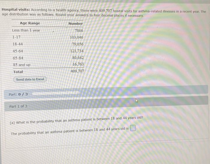 Solved Hospital visits: According to a health agency, there | Chegg.com Solved Hospital visits: According to a health agency, there | Chegg.com