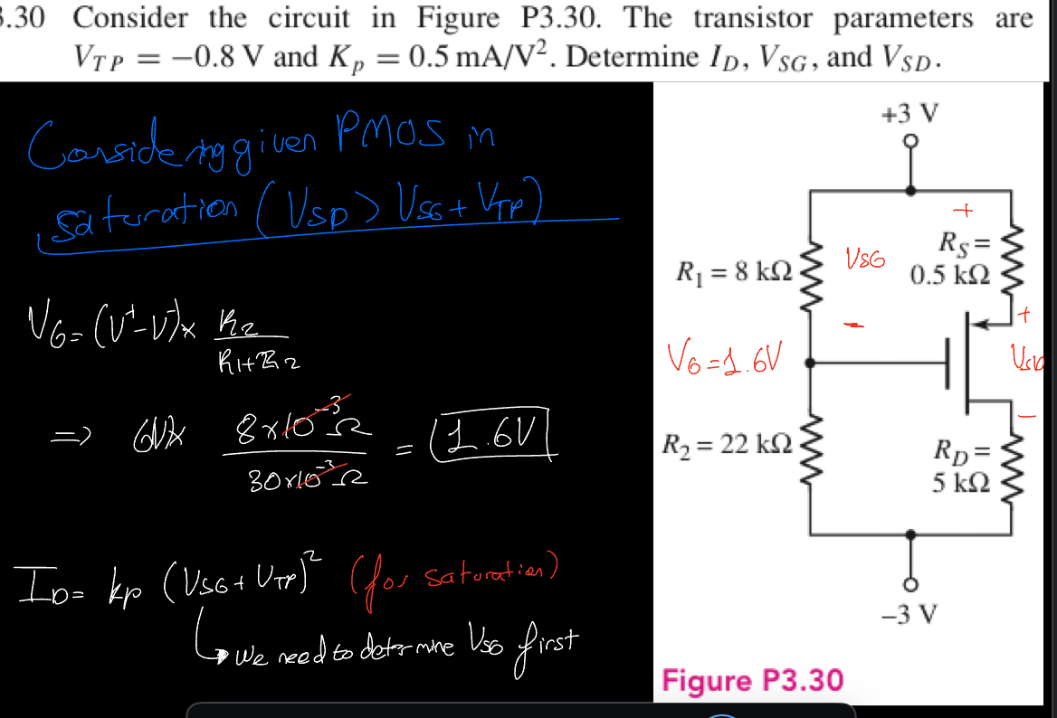 Solved 30 ﻿Consider the circuit in Figure P3.30. ﻿The | Chegg.com