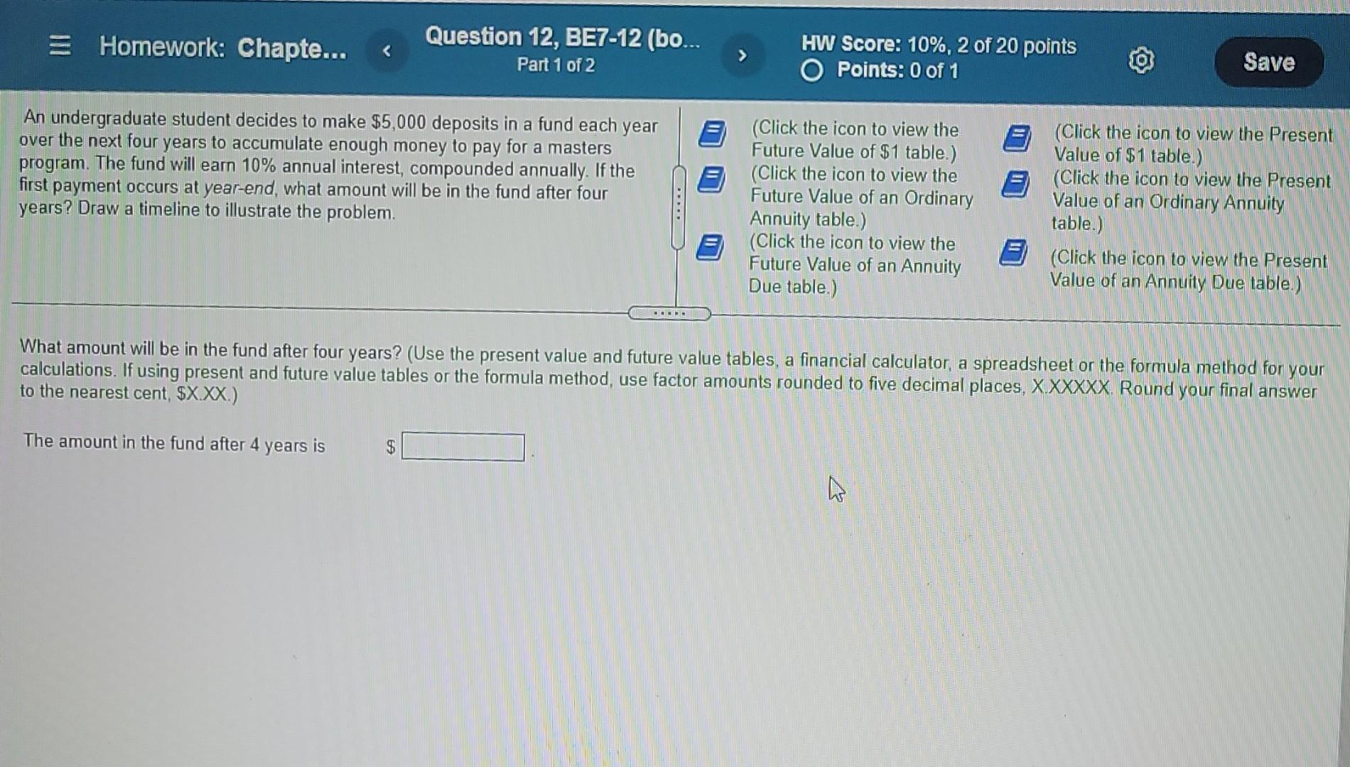 Solved = Homework: Chapte... Question 12, BE7-12 (bo... Part | Chegg.com Solved = Homework: Chapte... Question 12, BE7-12 (bo... Part | Chegg.com
