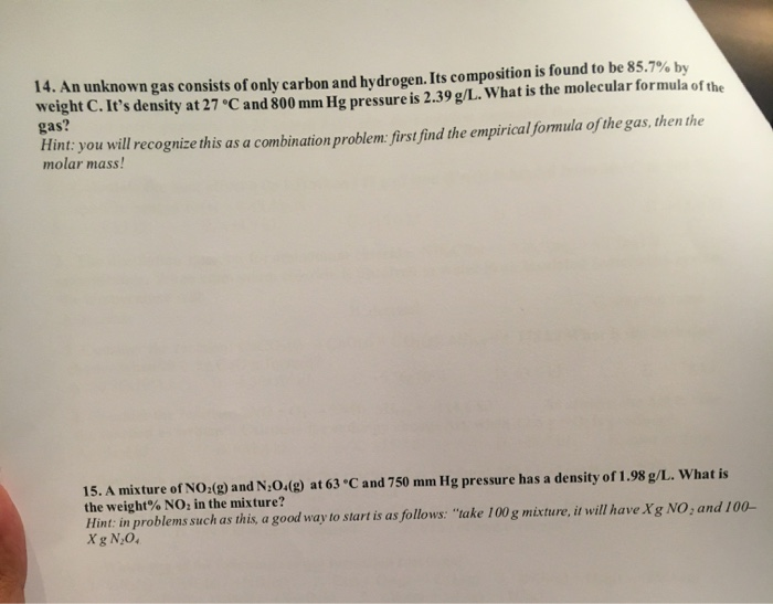 Solved CHEM 101 Worksheet, Chapter 5: Gases Multiple choice | Chegg.com