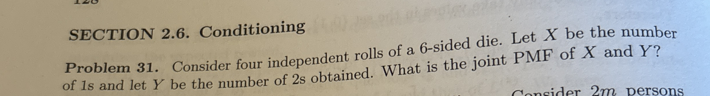 Solved SECTION 2.6. ﻿ConditioningProblem 31. ﻿Consider four | Chegg.com