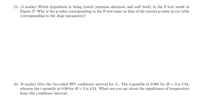 Solved Problem 2. (50 marks) Flavor deterioration study. The | Chegg.com