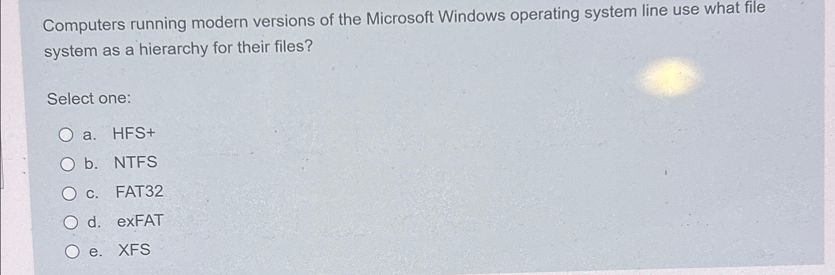 Solved Computers running modern versions of the Microsoft | Chegg.com