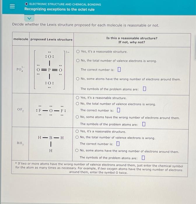 Solved E O ELECTRONIC STRUCTURE AND CHEMICAL BONDING | Chegg.com