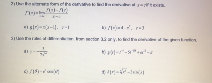 Solved 4) Use the Product Rule to differentiate the | Chegg.com