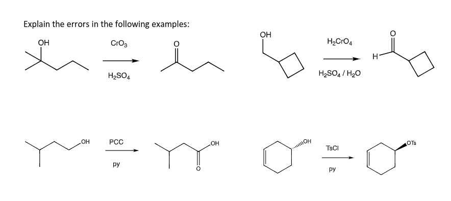 Solved Explain the errors in the following examples: | Chegg.com