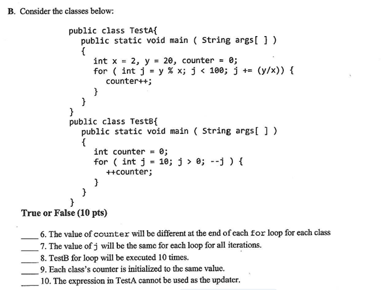 Solved I need help with this java assignment. Please answer | Chegg.com