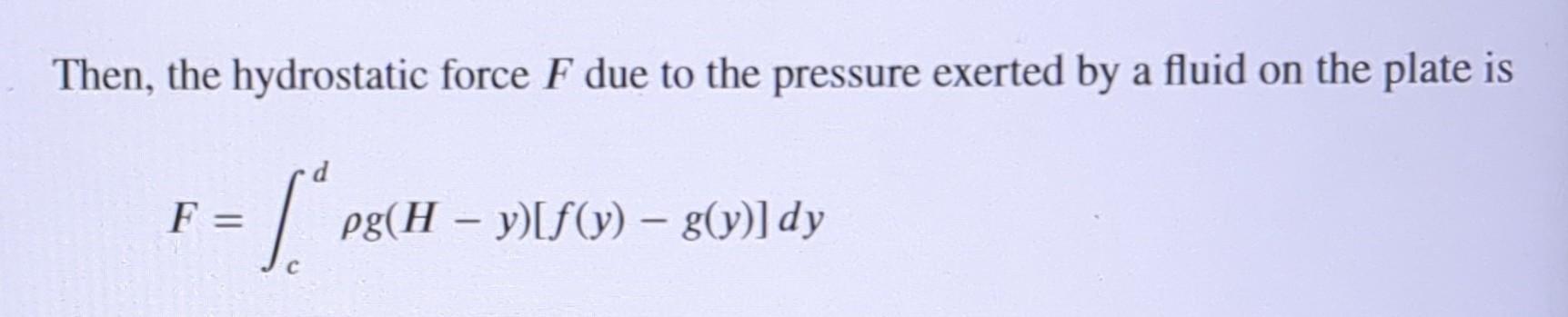 Solved Find the hydrostatic force on the face of a vertical | Chegg.com