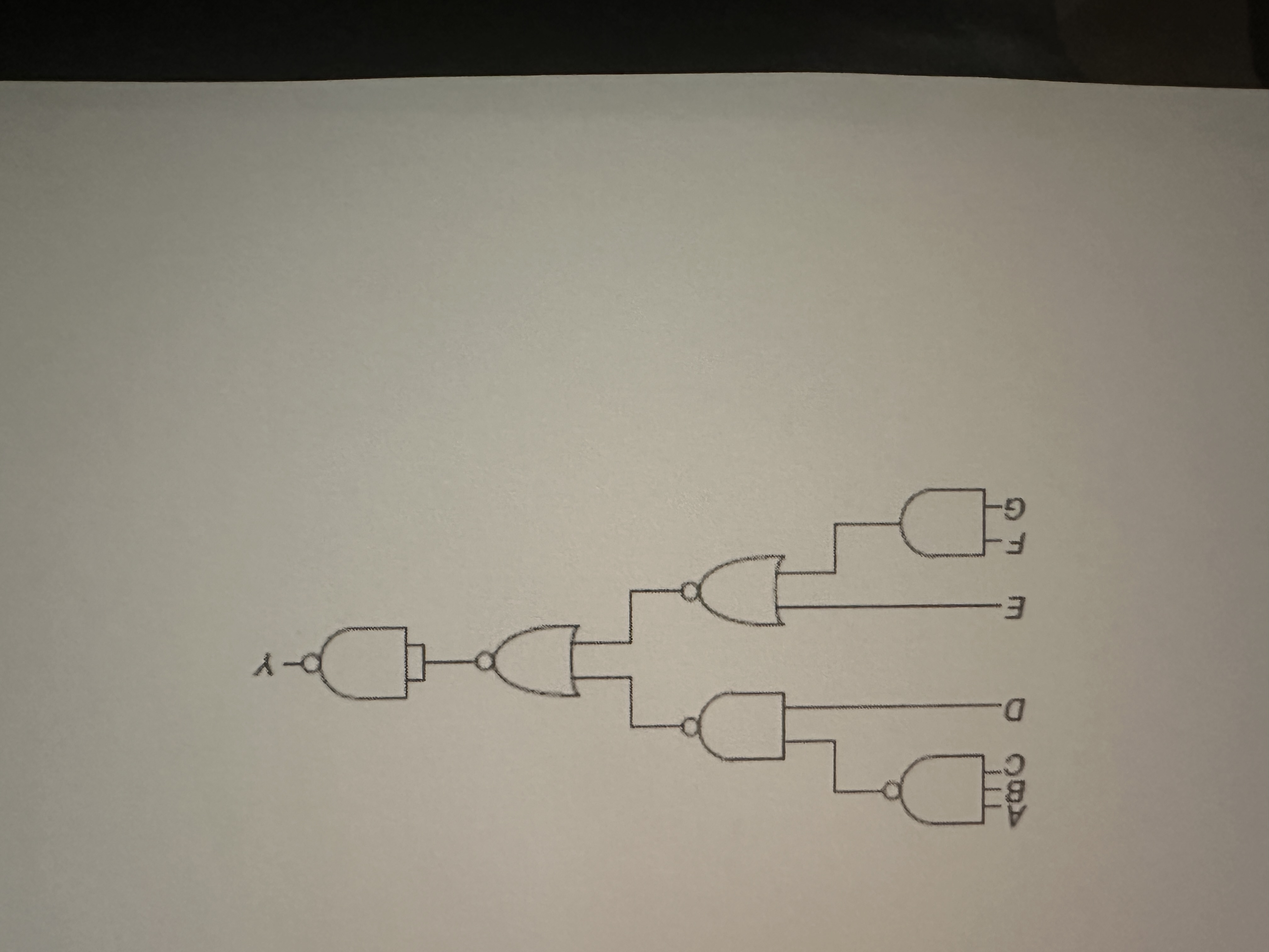 Solved Q2) ﻿Using De Morgan equivalent gates and bubble | Chegg.com